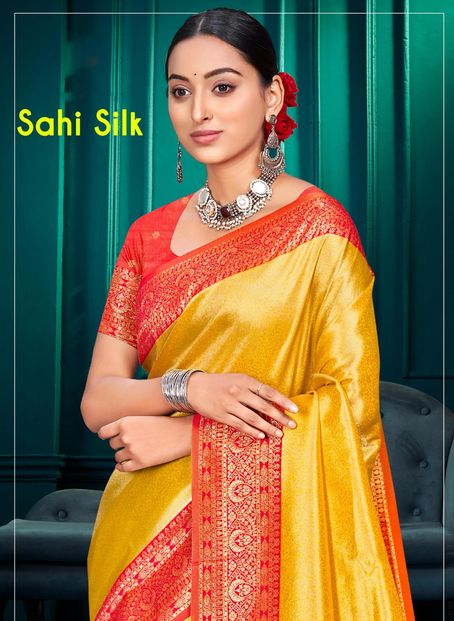 Bunawat - Sahi Silk-01 Sangam Prints kanjivaram Silk Woven Work